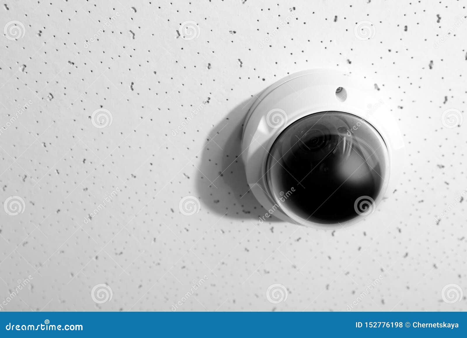 Modern CCTV Security Camera on White Ceiling Stock Photo - Image of ...