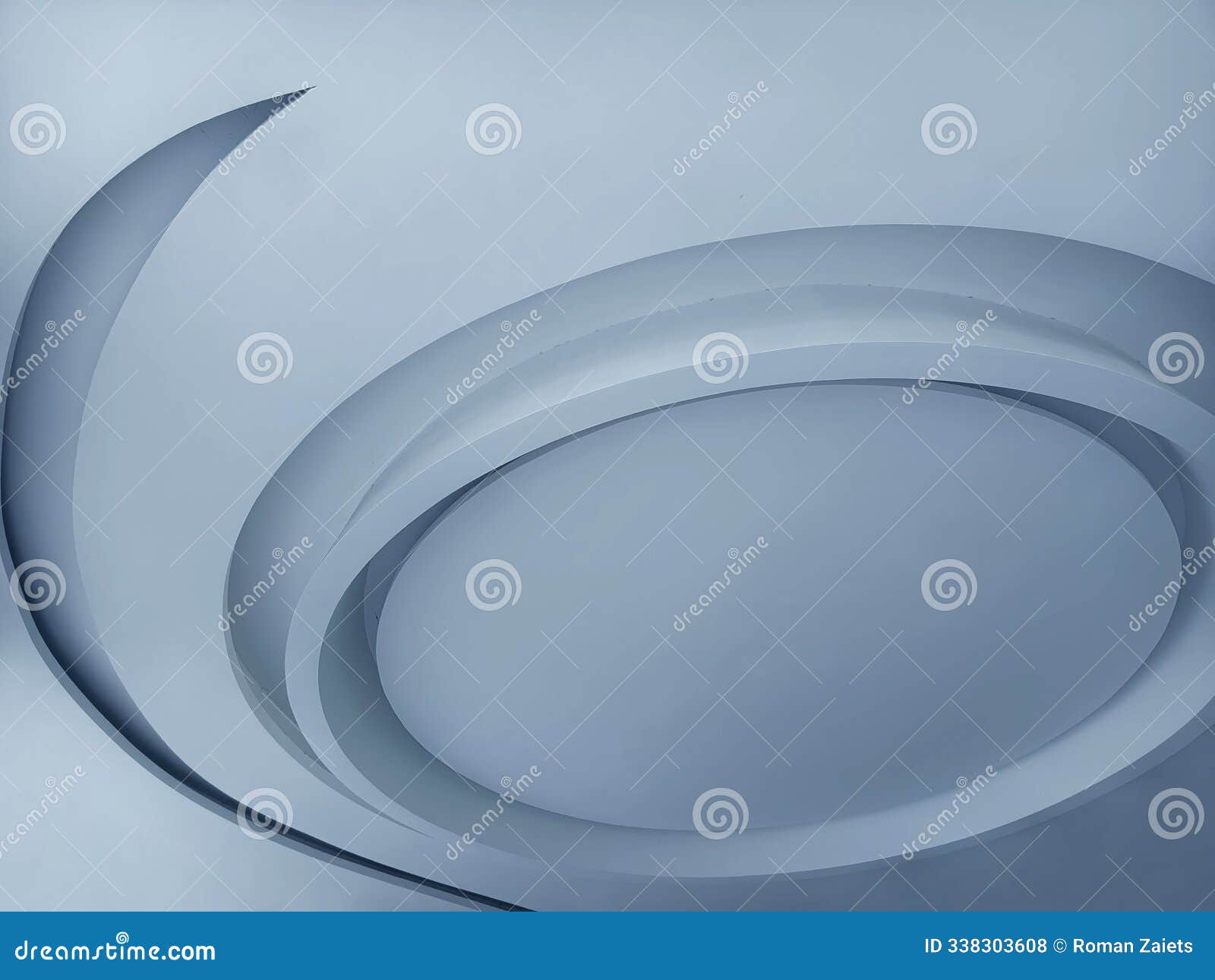 A Modern Ceiling that Features a Circular Design Stock Photo - Image of ...