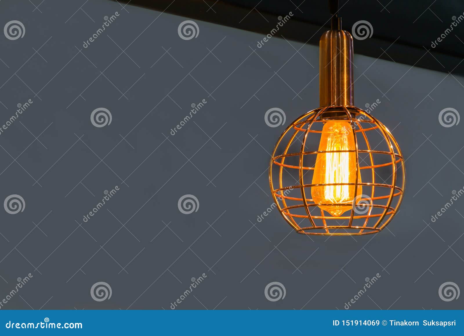 Modern Ceiling Lamp Interior Decoration Building Stock Image - Image of ...