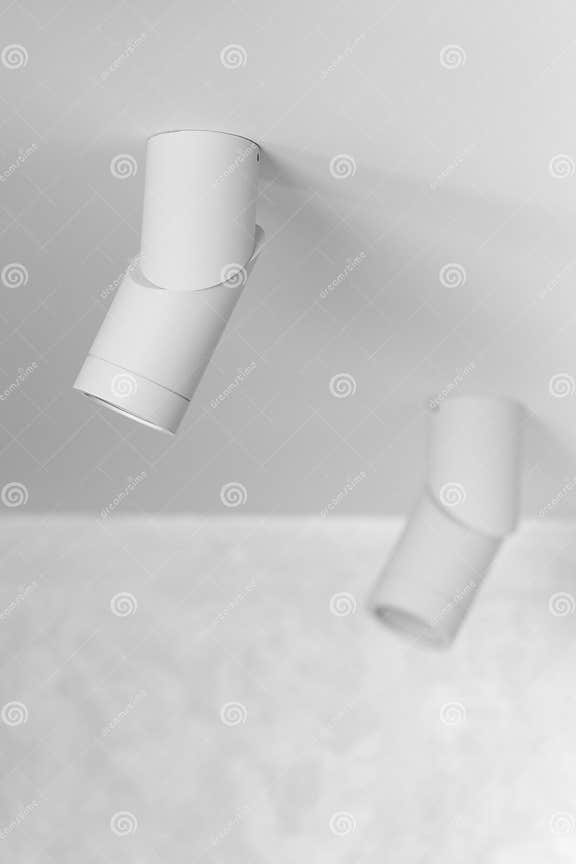 Modern Ceiling Lights with Directional Light in the Interior Stock ...