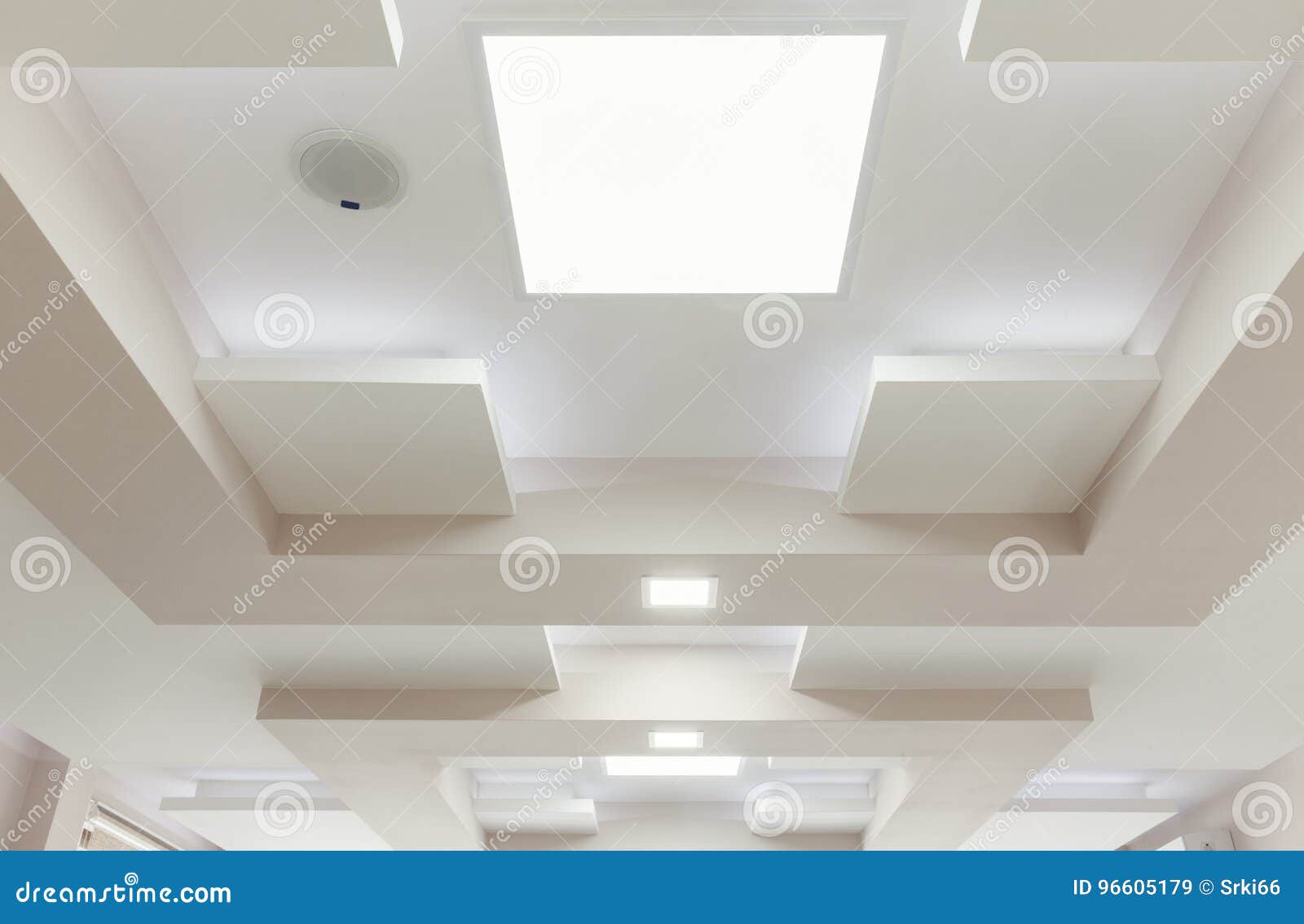 Modern ceiling lights stock illustration. Illustration of light - 96605179