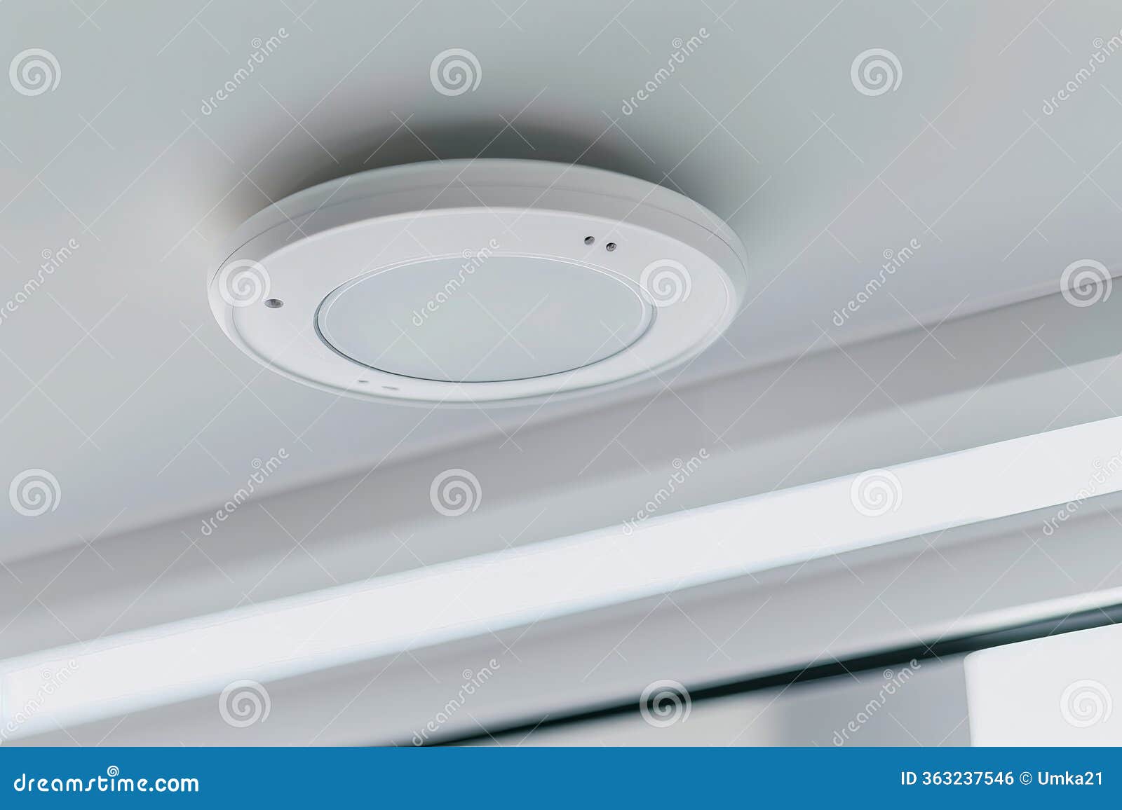 Reliable Smoke Detector Design For Security Vector Illustration ...