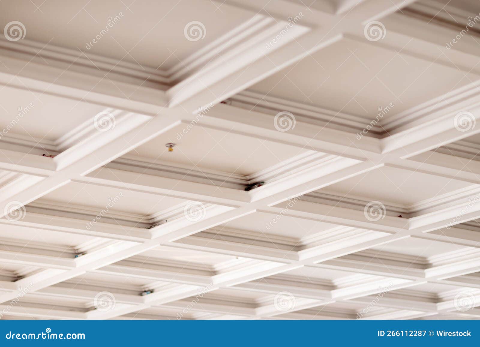 Modern Ceiling Square Design Stock Image - Image of square, structure ...