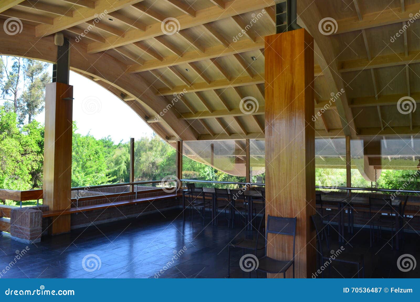 Modern Ceiling Wood Structure Editorial Photography - Image of ...