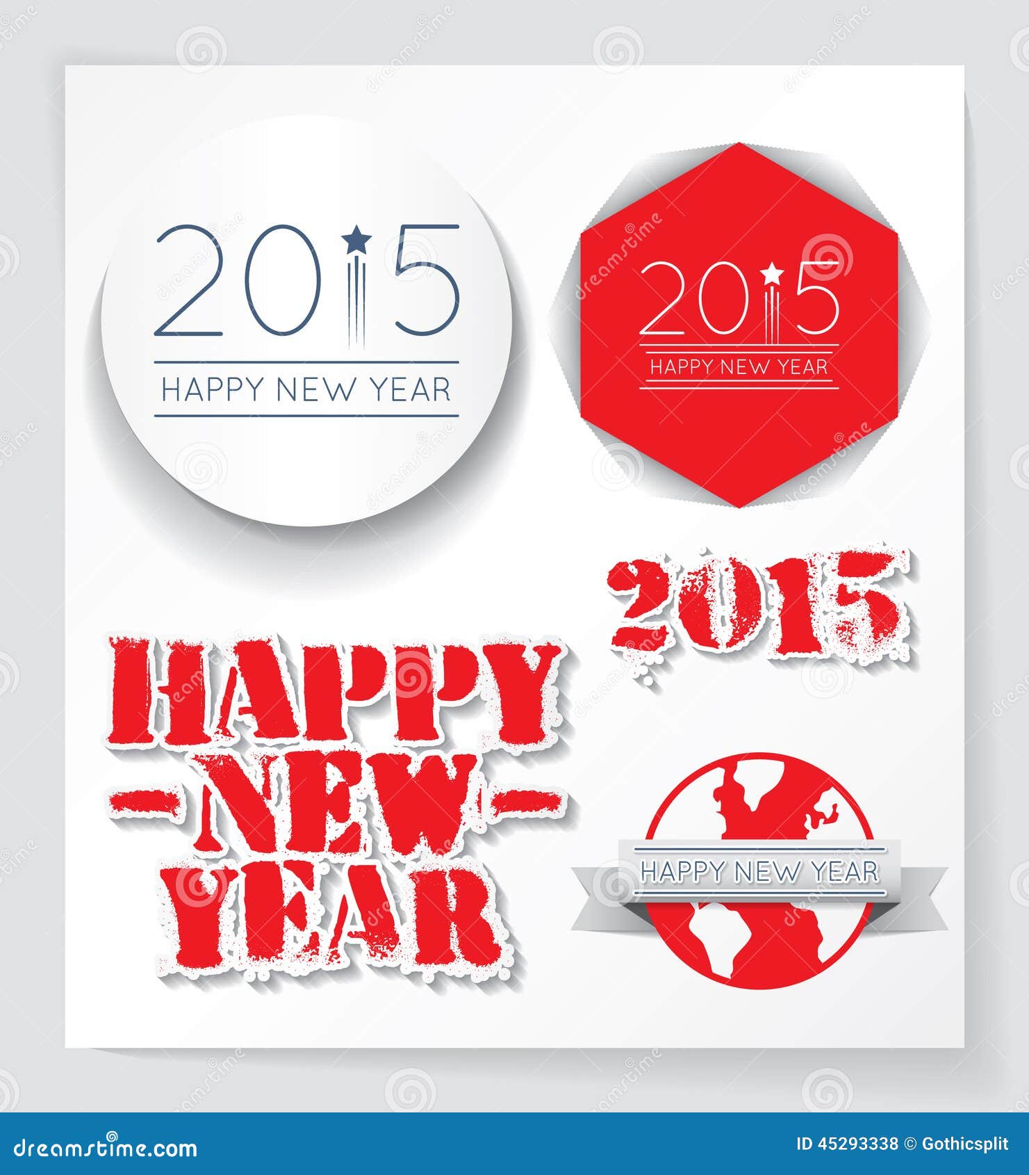 Modern celebration labels stock vector. Illustration of labels - 45293338