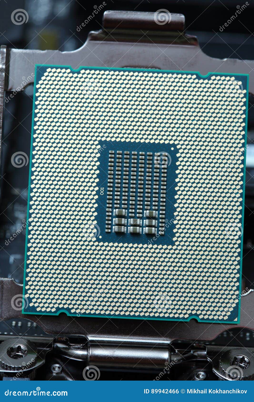 Modern Central Processor CPU Stock Photo - Image of install, business ...
