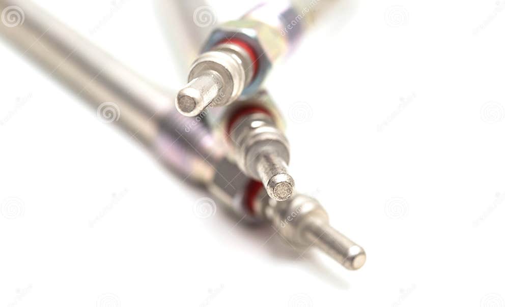 Modern Ceramic Glow Plugs for Warming Up a Diesel Engine before ...