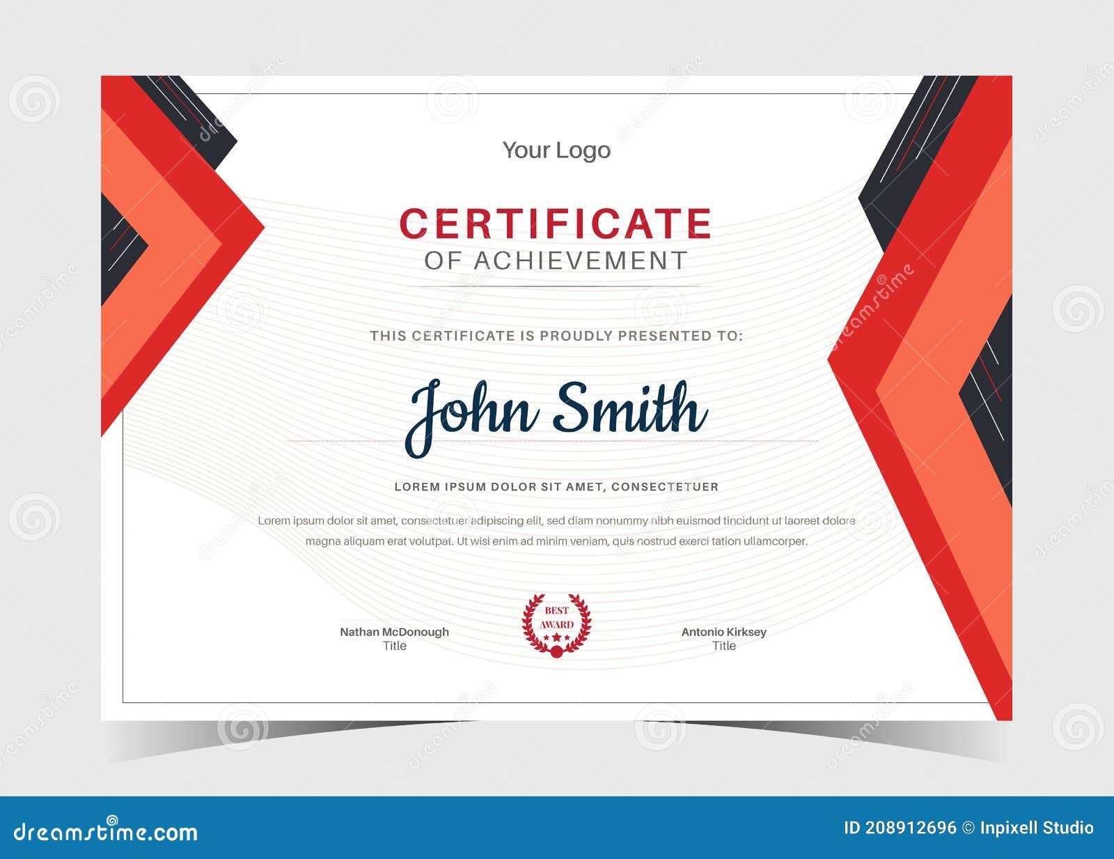 Certificate Template Ai