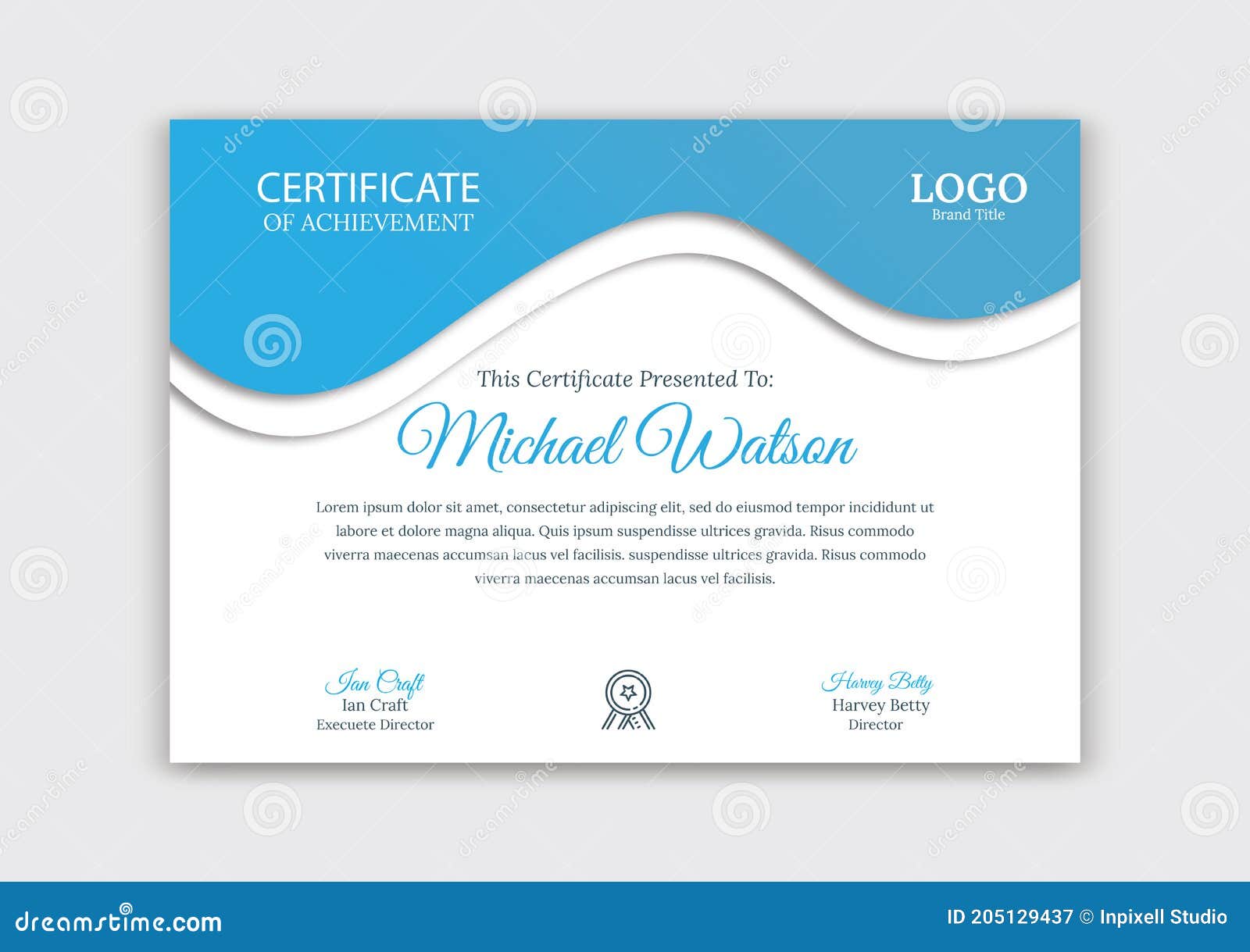 Modern Certificate Template. Certificate Template Awards Diploma ...