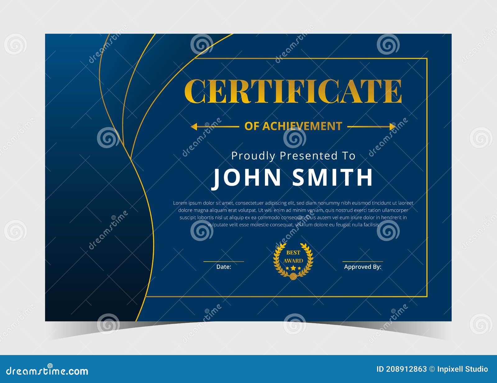 Modern Certificate Template. Certificate Design Certificate Template ...