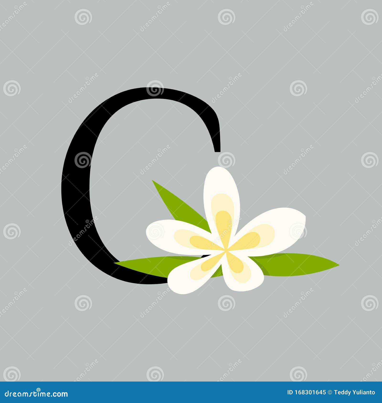Beauty Logo Initial C Flower Stock Vector - Illustration of business ...
