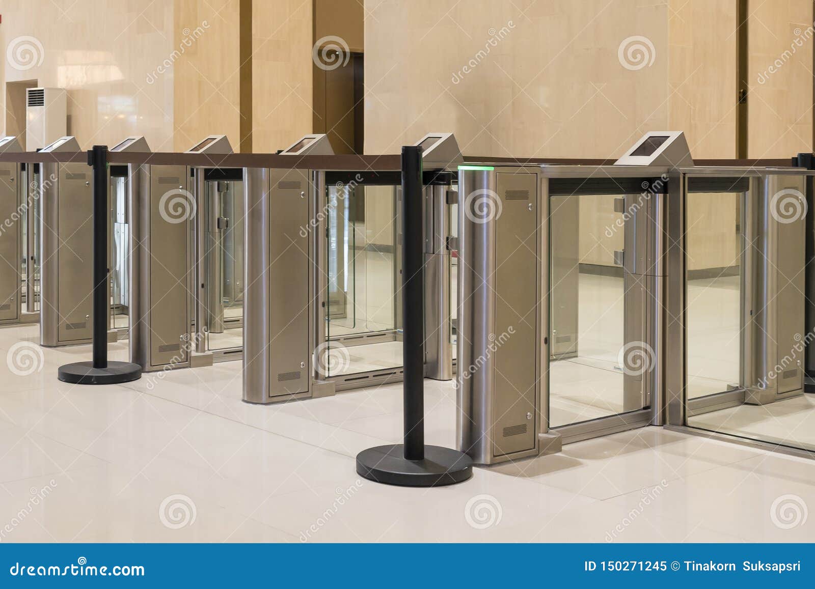 Modern Checkpoint for Control Entrance Pass Security Stock Image ... Modern Checkpoint for Control Entrance Pass Security Stock Image ...
