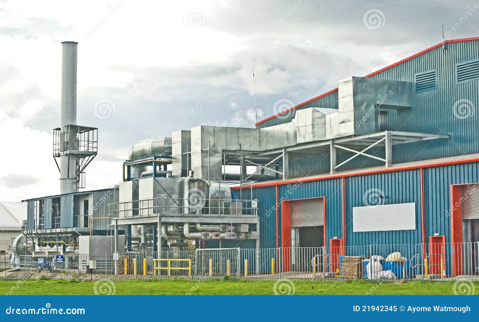 Modern Chemical Factory. stock image. Image of carbon - 21942345