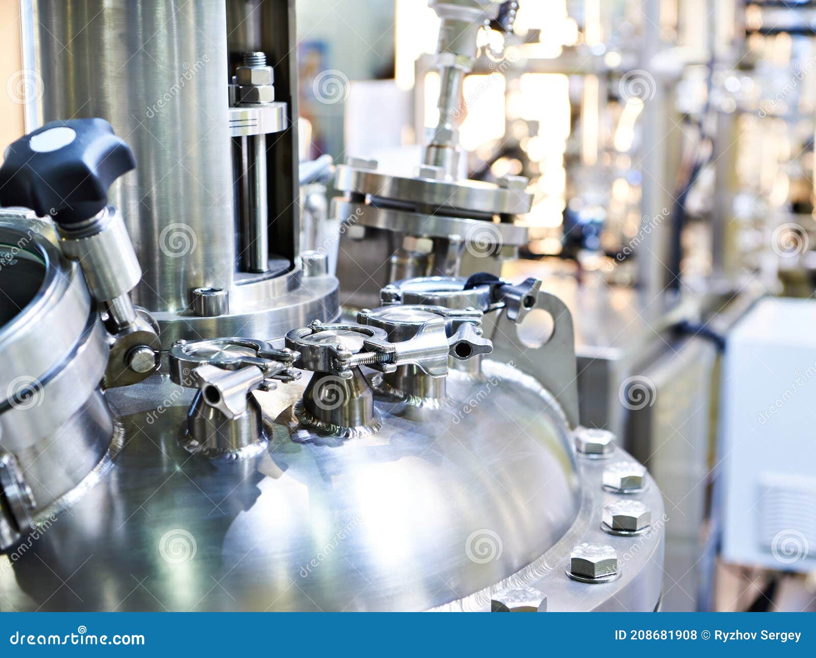 Chemical Industrial Titanium Reactor Stock Photo - Image of industry ...