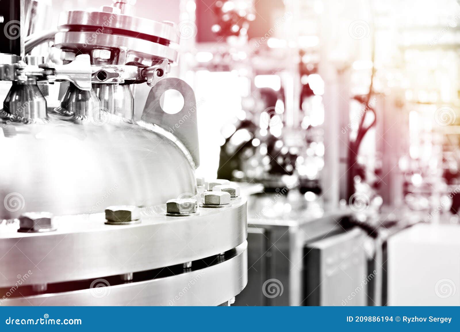Chemical Industrial Titanium Reactor Stock Photo - Image of device ...