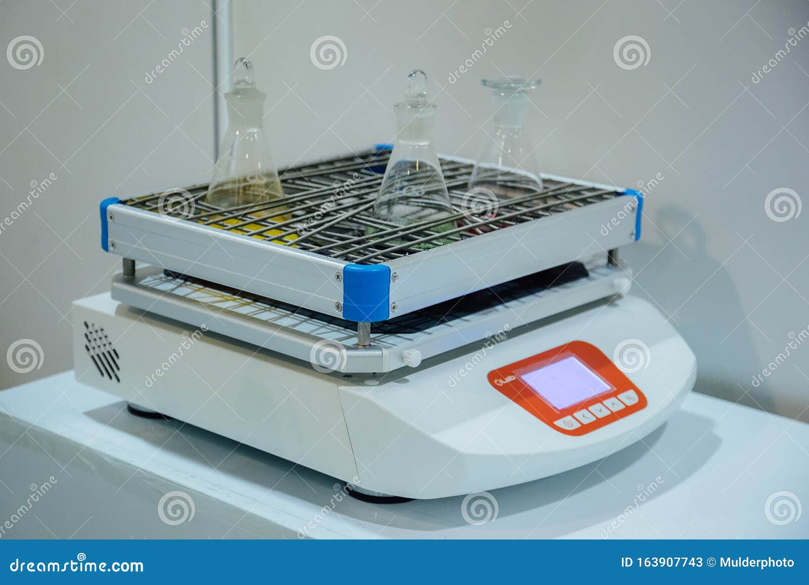 Modern Chemical Laboratory Flask Shaker Stock Image - Image of beaker ...