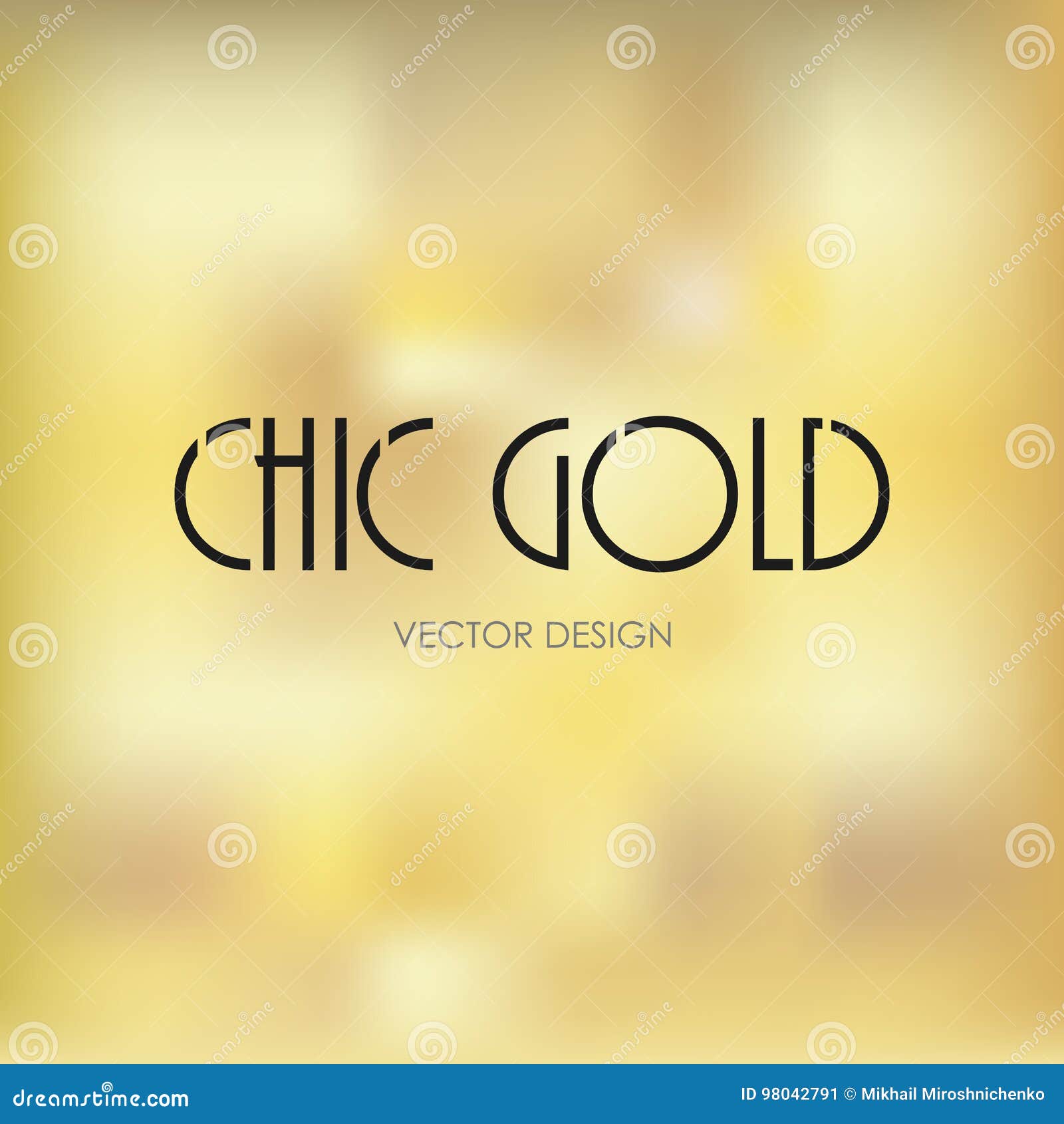 Modern Chic Gold Background Stock Illustration - Illustration of design ...