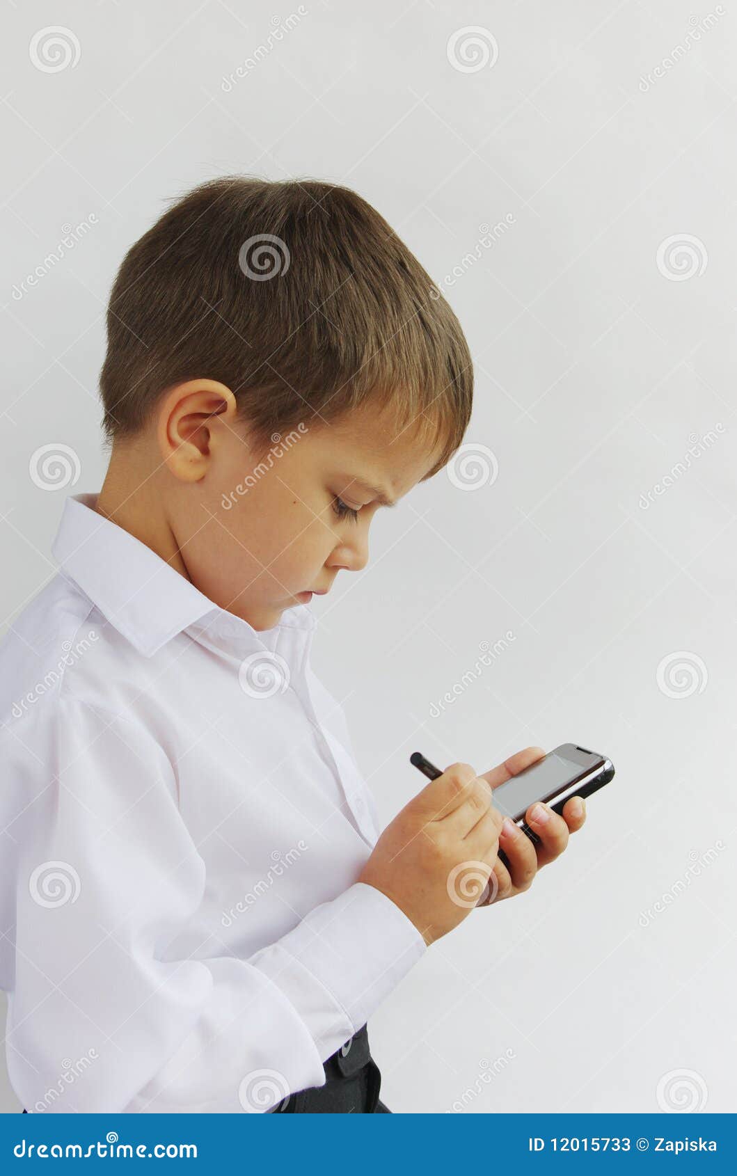 Modern child stock image. Image of modern, concentrated - 12015733