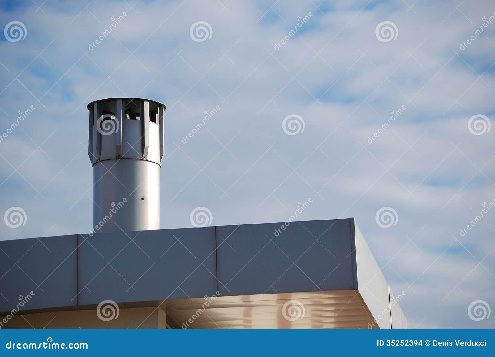 Modern chimney stock photo. Image of stack, blue, building - 35252394