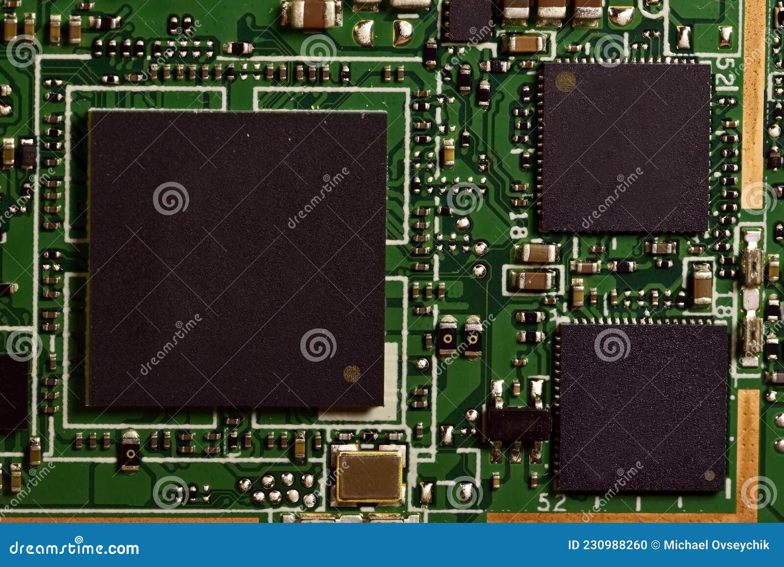 Modern Chipless Smartphone Motherboard Mounting Stock Photo - Image of ...