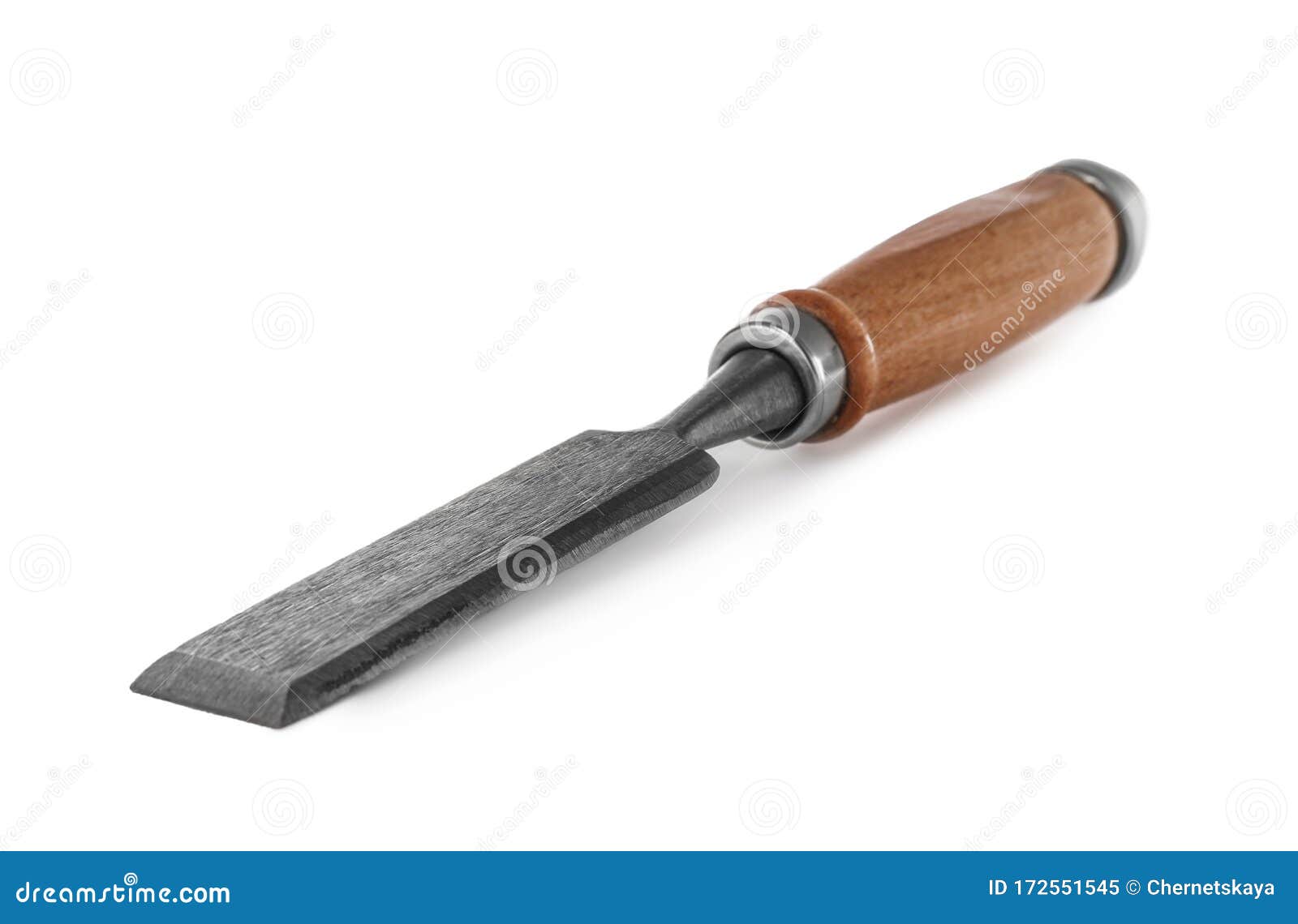 Modern Chisel Isolated. Carpenter`s Tool Stock Image - Image of craft ...