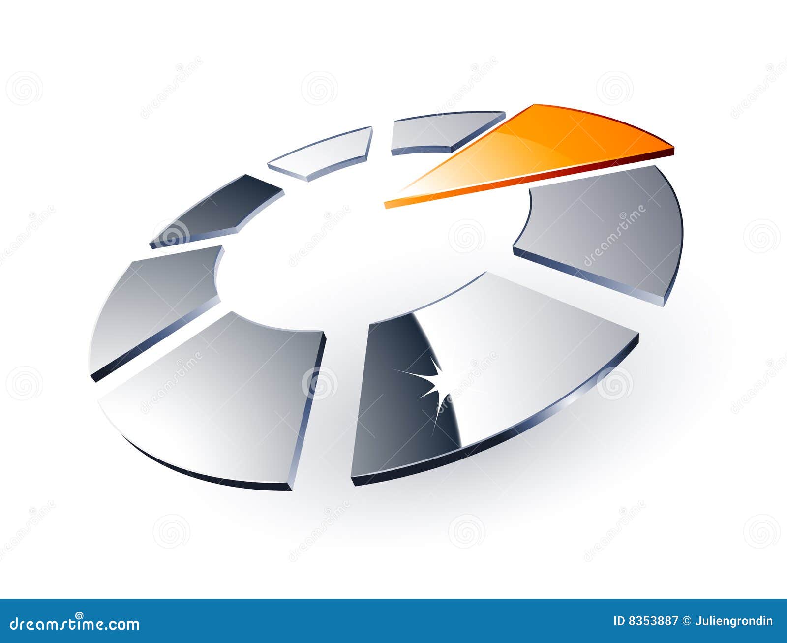 Modern Chrome Vector Font. Metallic Letters, Polished Steel Style ...