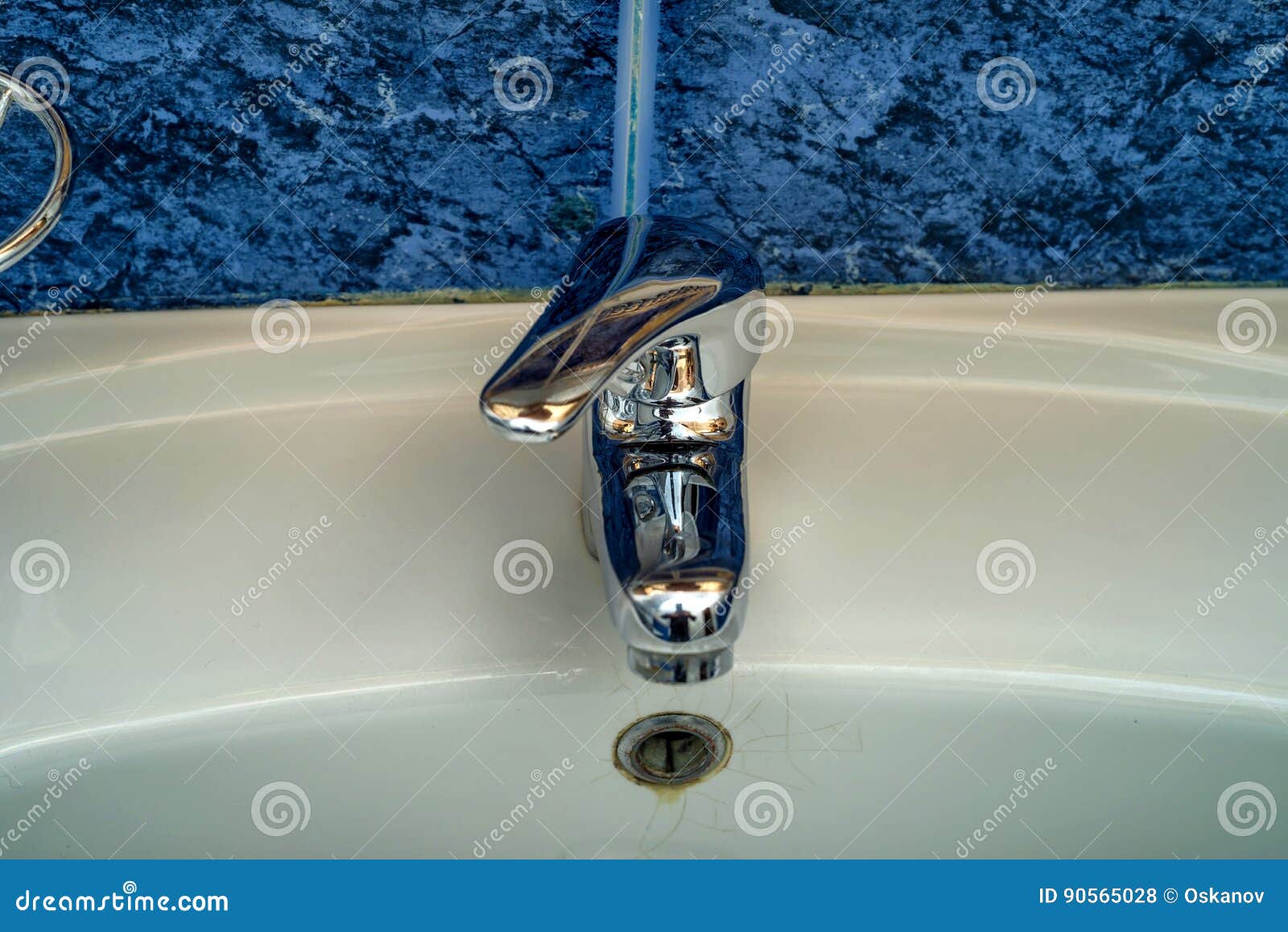 Modern chrome tap stock photo. Image of aqua, detail - 90565028