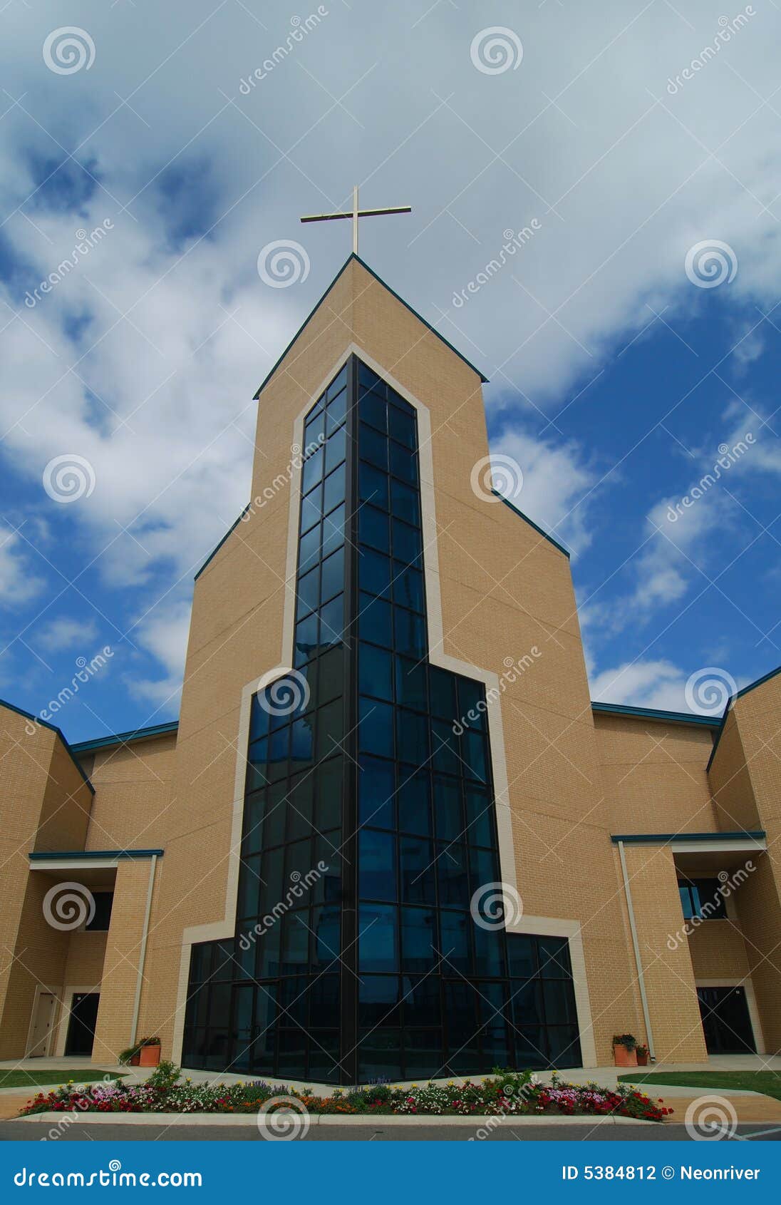 Modern church stock photo. Image of worship, modern, glass - 5384812