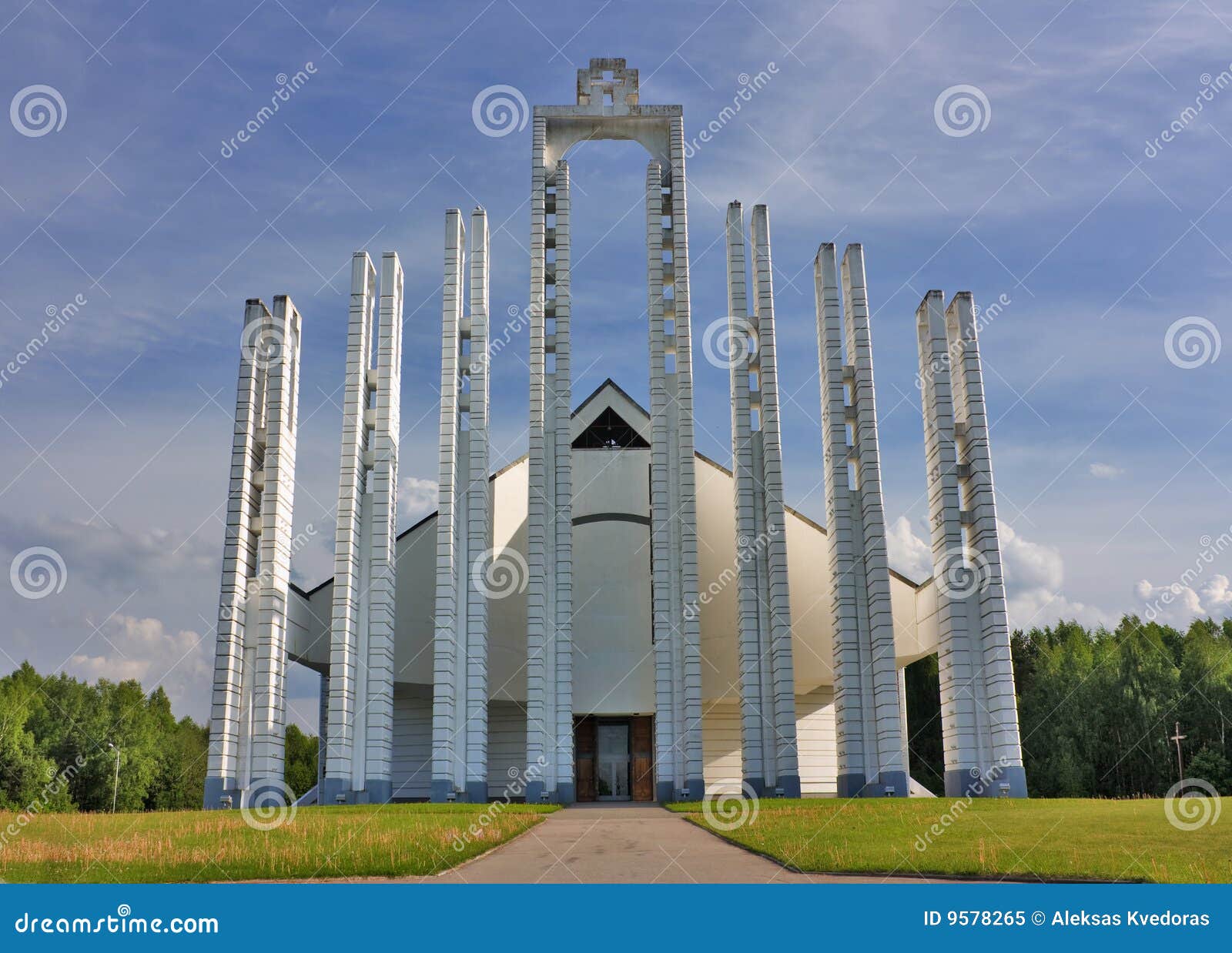 Modern church stock image. Image of destinations, church - 9578265