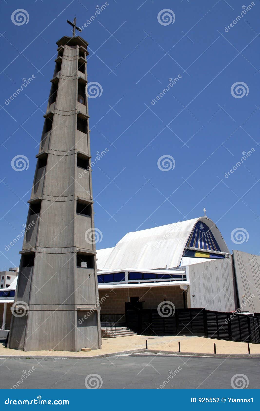 Modern church building stock photo. Image of architecture - 925552