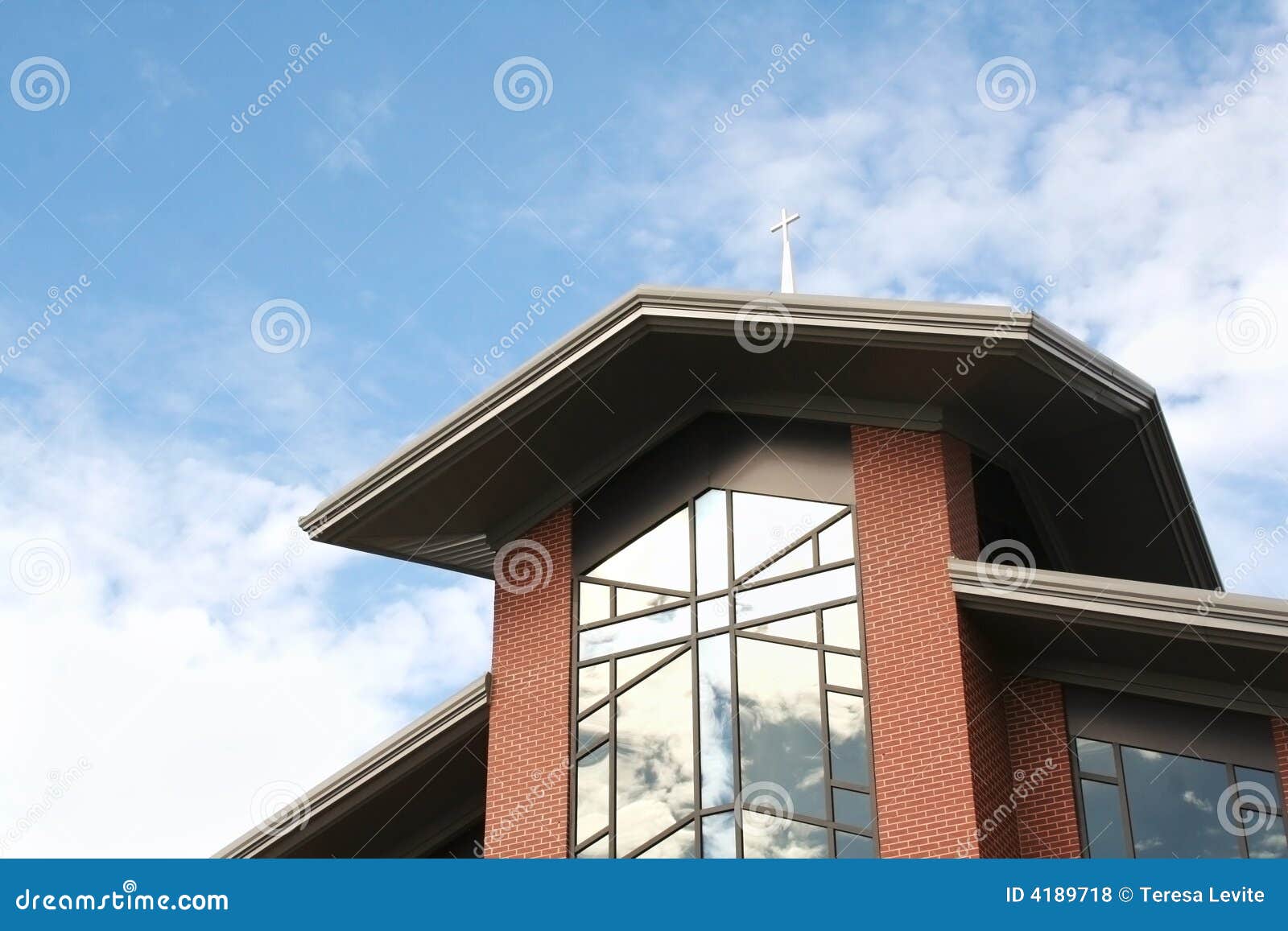 Modern church facade stock photo. Image of facade, christian - 4189718