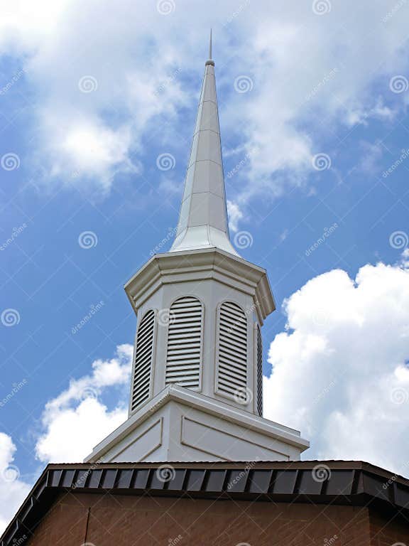 Modern Church Steeple stock image. Image of brick, religious - 5698457