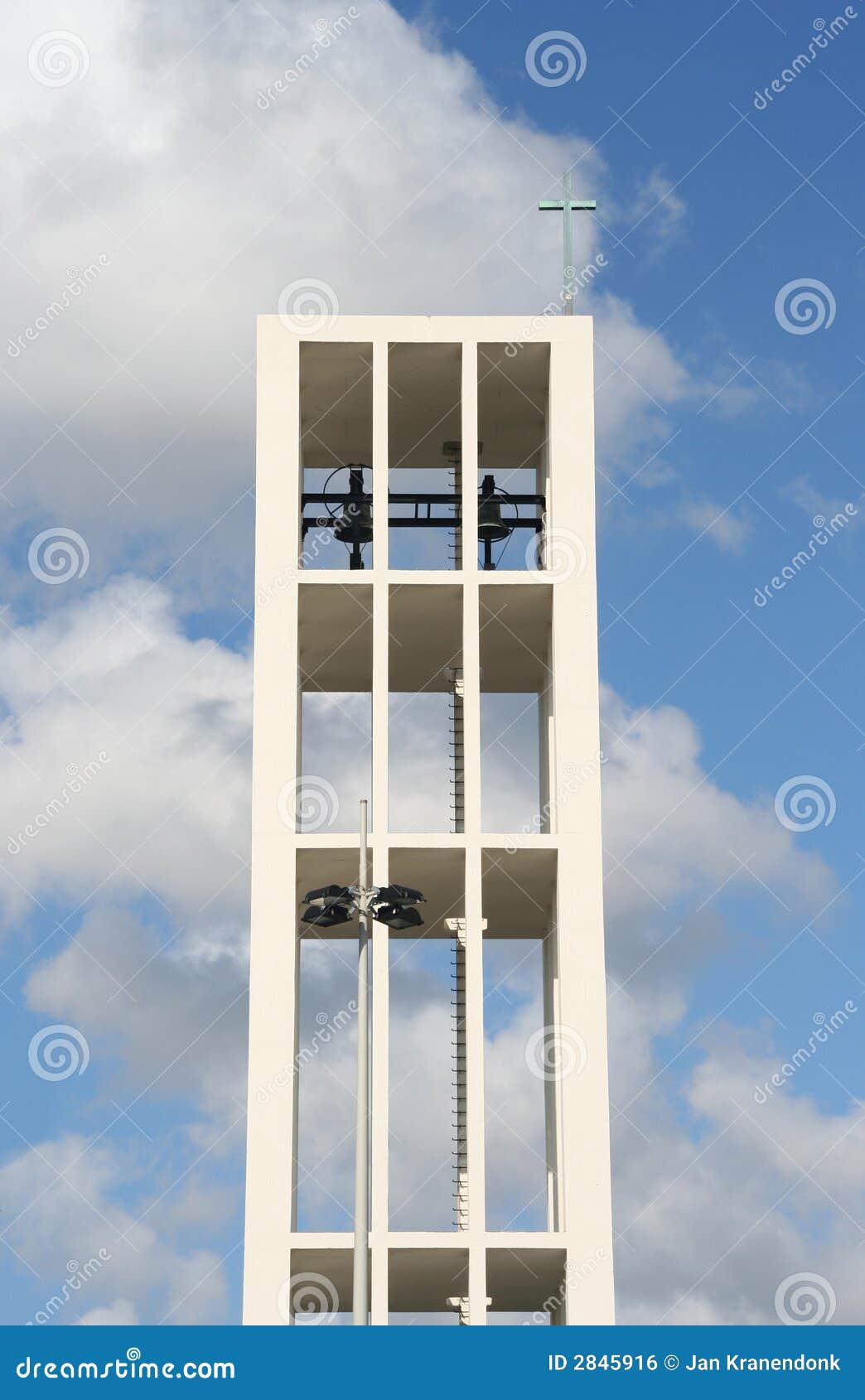 Modern Church Tower stock photo. Image of symbol, close - 2845916