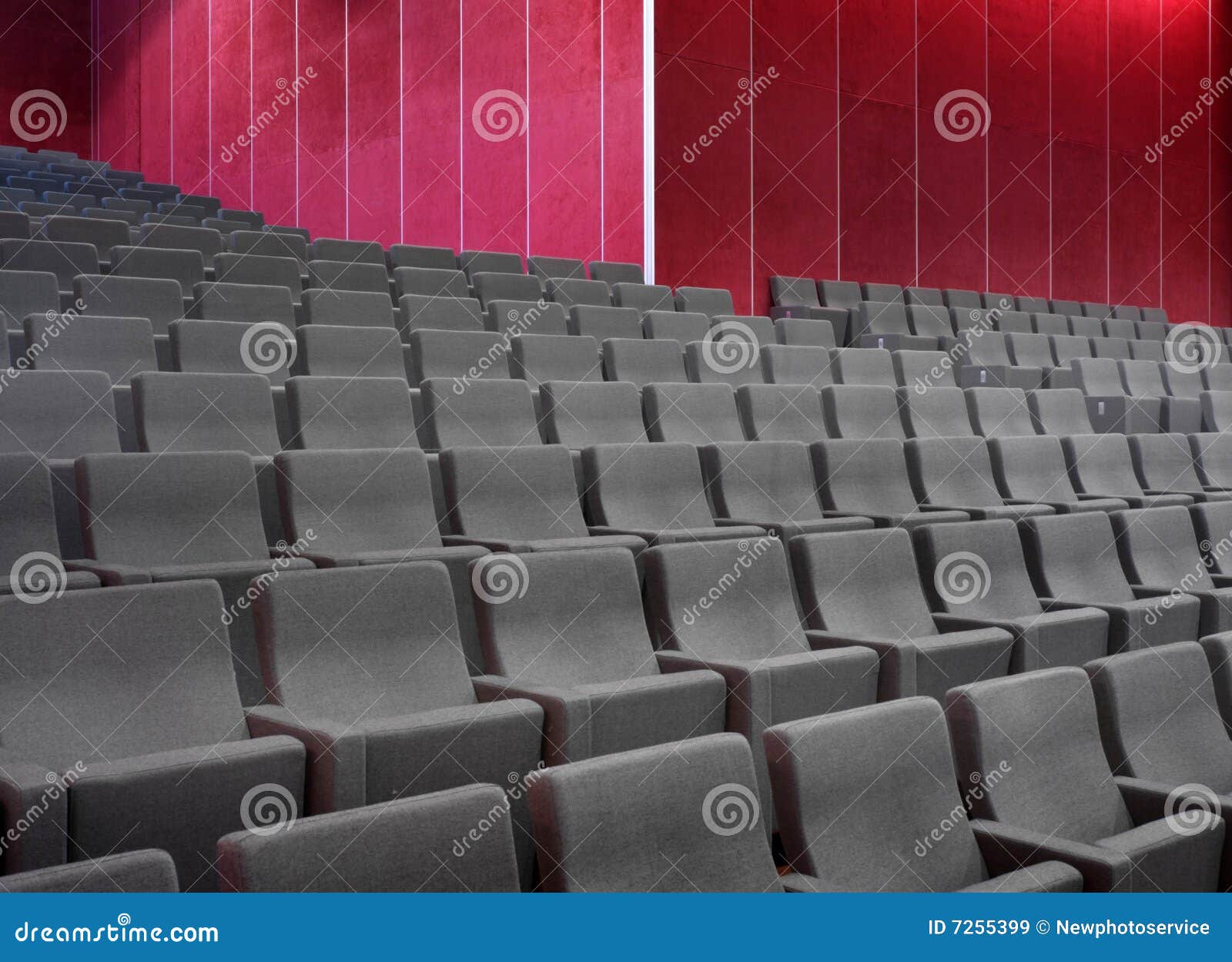 Modern cinema stock image. Image of movie, hall, floor - 7255399