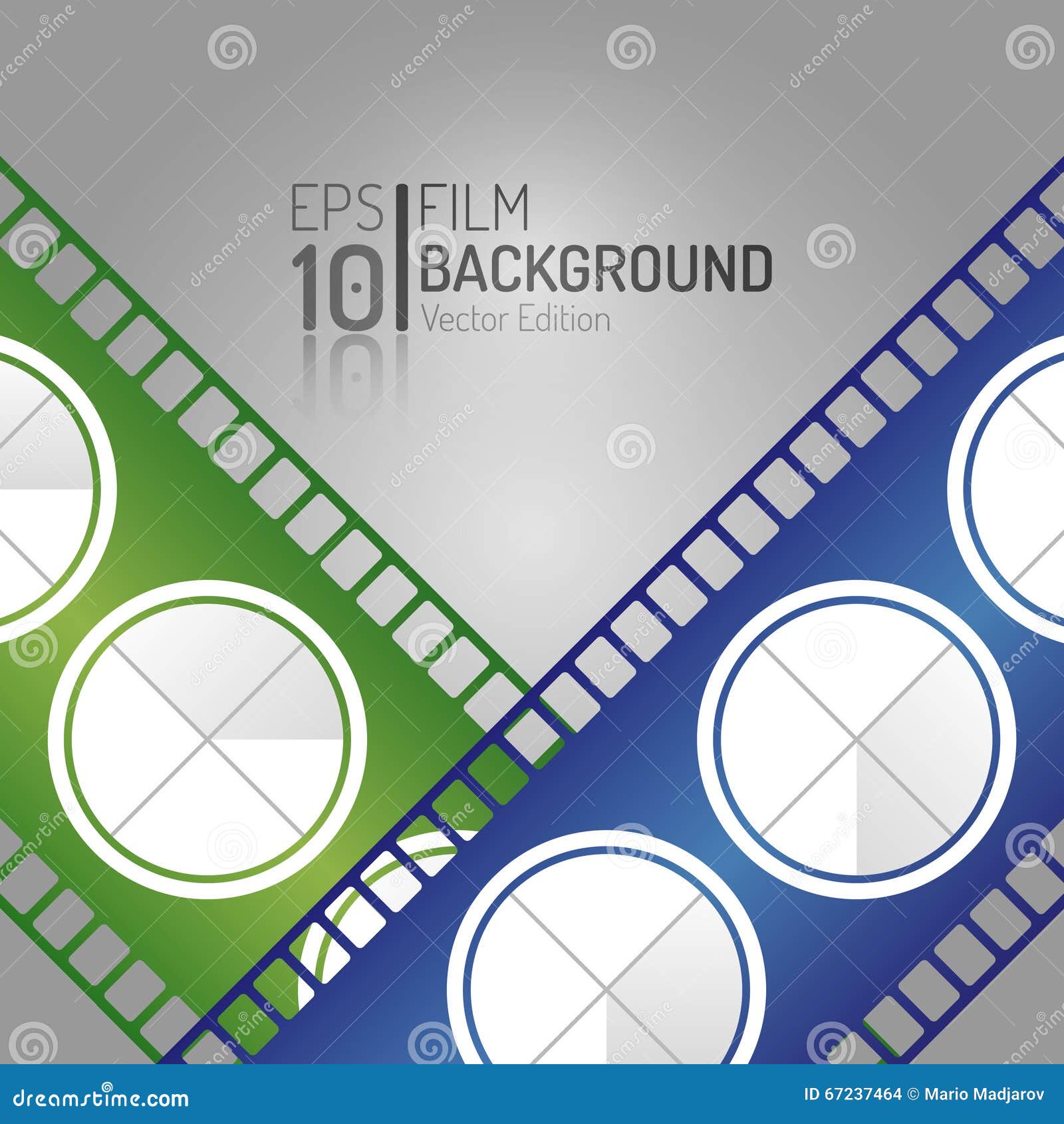 Modern Cinema Background Design. Vector Elements. Minimal Film ...