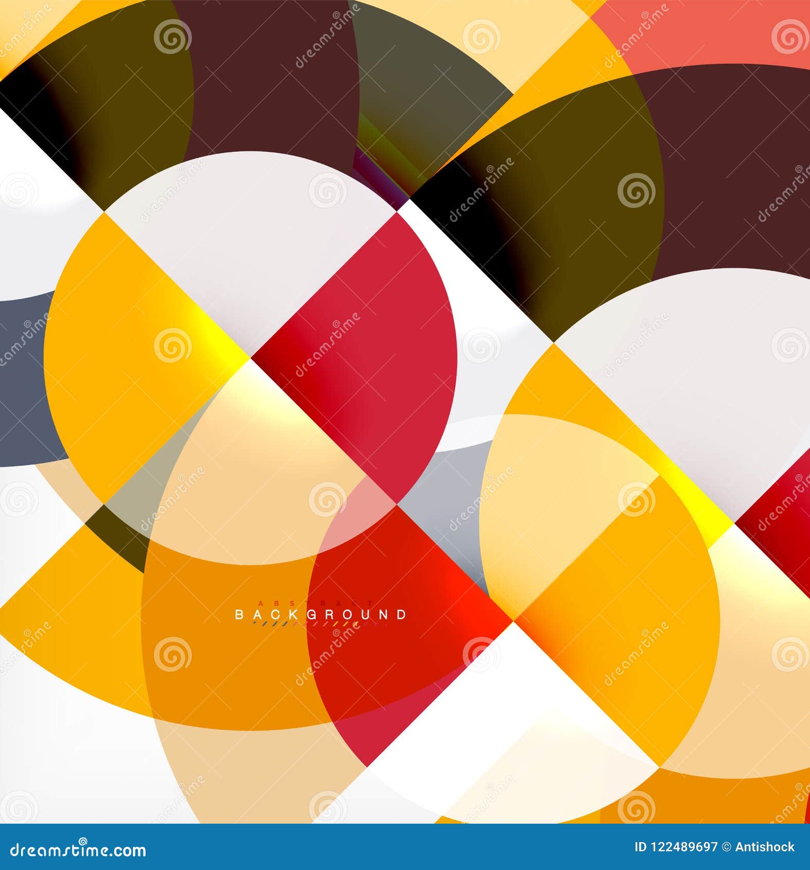 Modern Circle Abstract Background Stock Vector - Illustration of ...