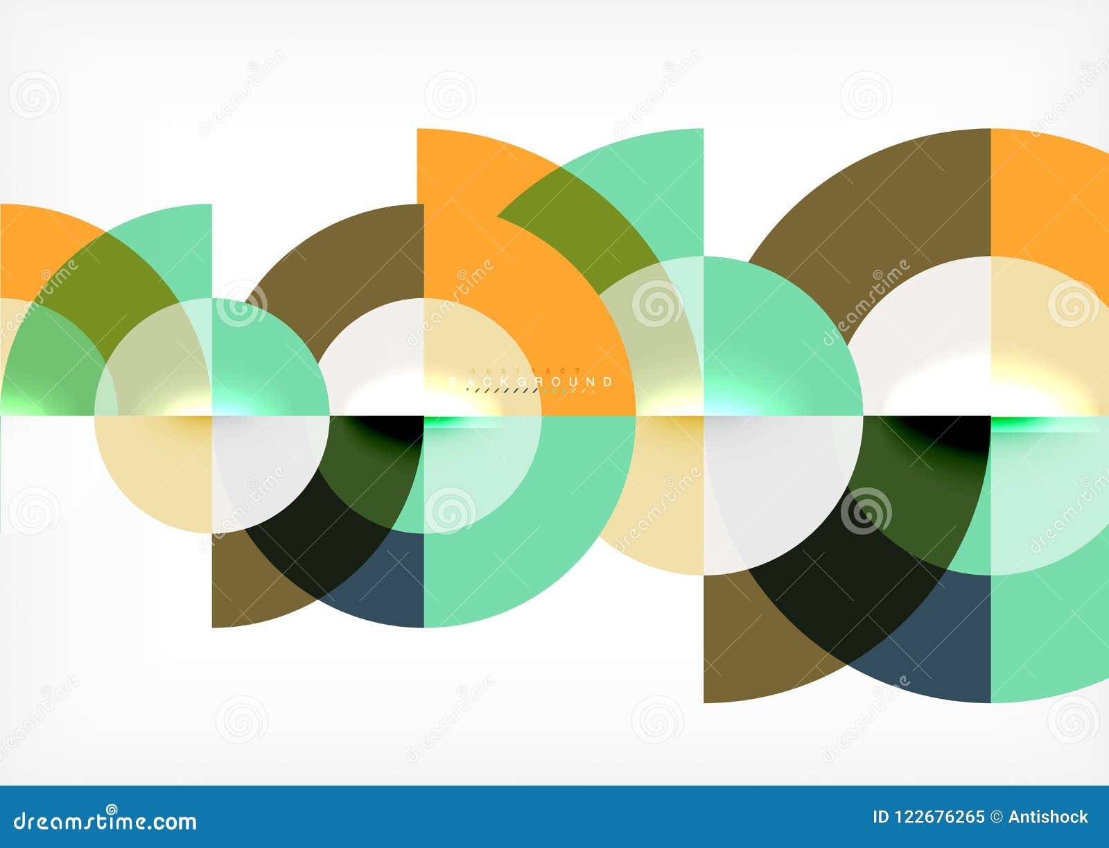 Modern Circle Abstract Background Stock Vector - Illustration of ...