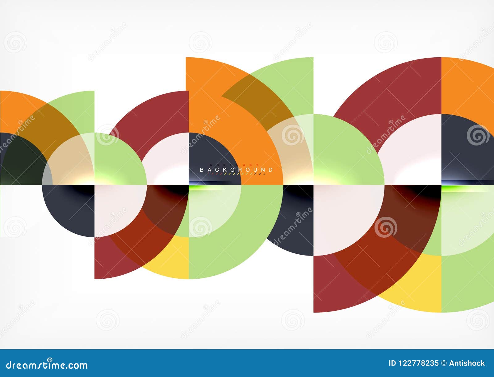Modern Circle Abstract Background Stock Vector - Illustration of ...
