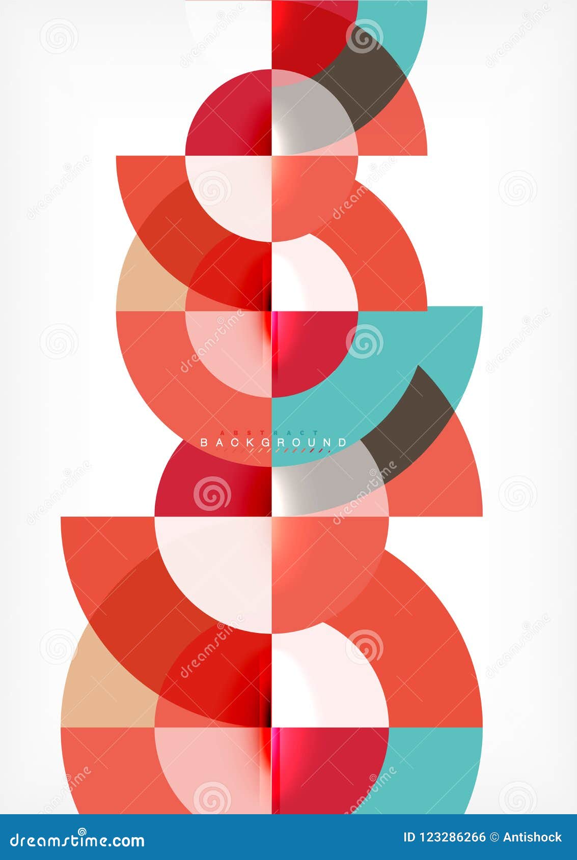 Modern Circle Abstract Background Stock Vector - Illustration of ...