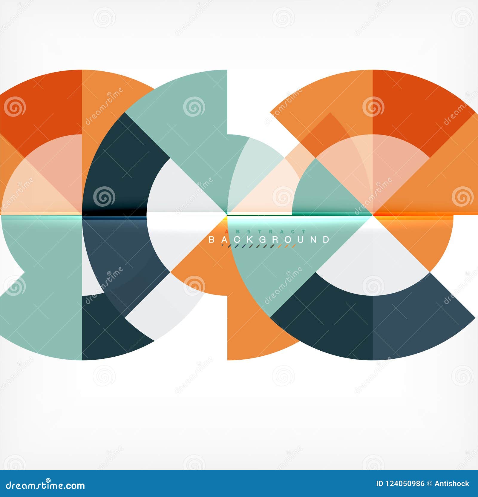 Modern Circle Abstract Background Stock Vector - Illustration of ball ...
