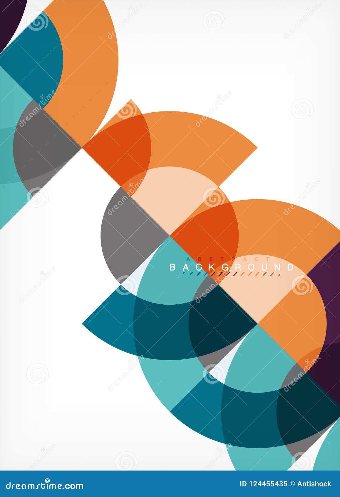 Modern Circle Abstract Background Stock Vector - Illustration of color ...