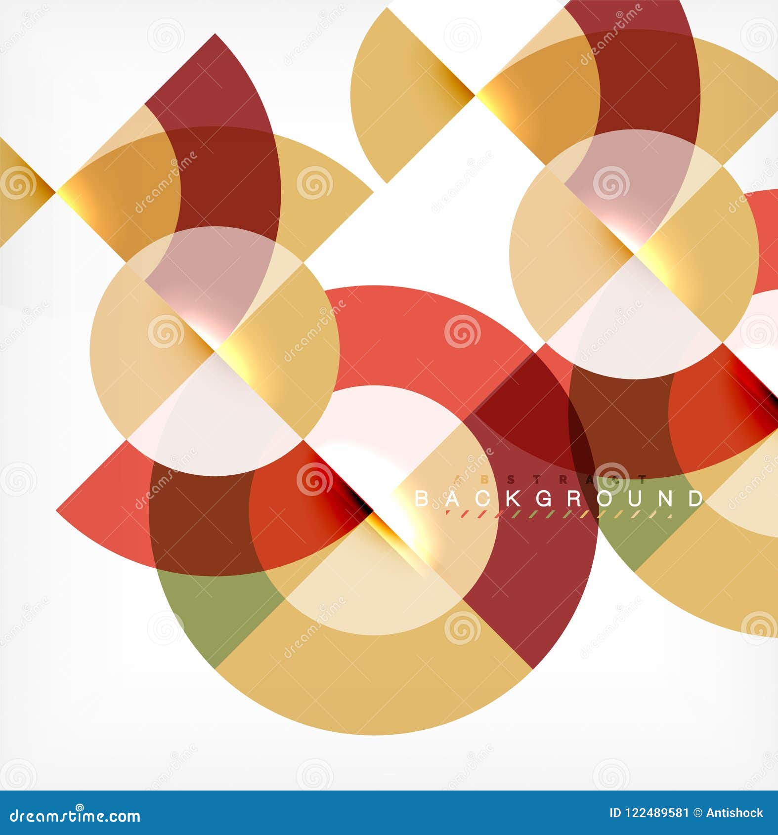 Modern Circle Abstract Background Stock Vector - Illustration of color ...