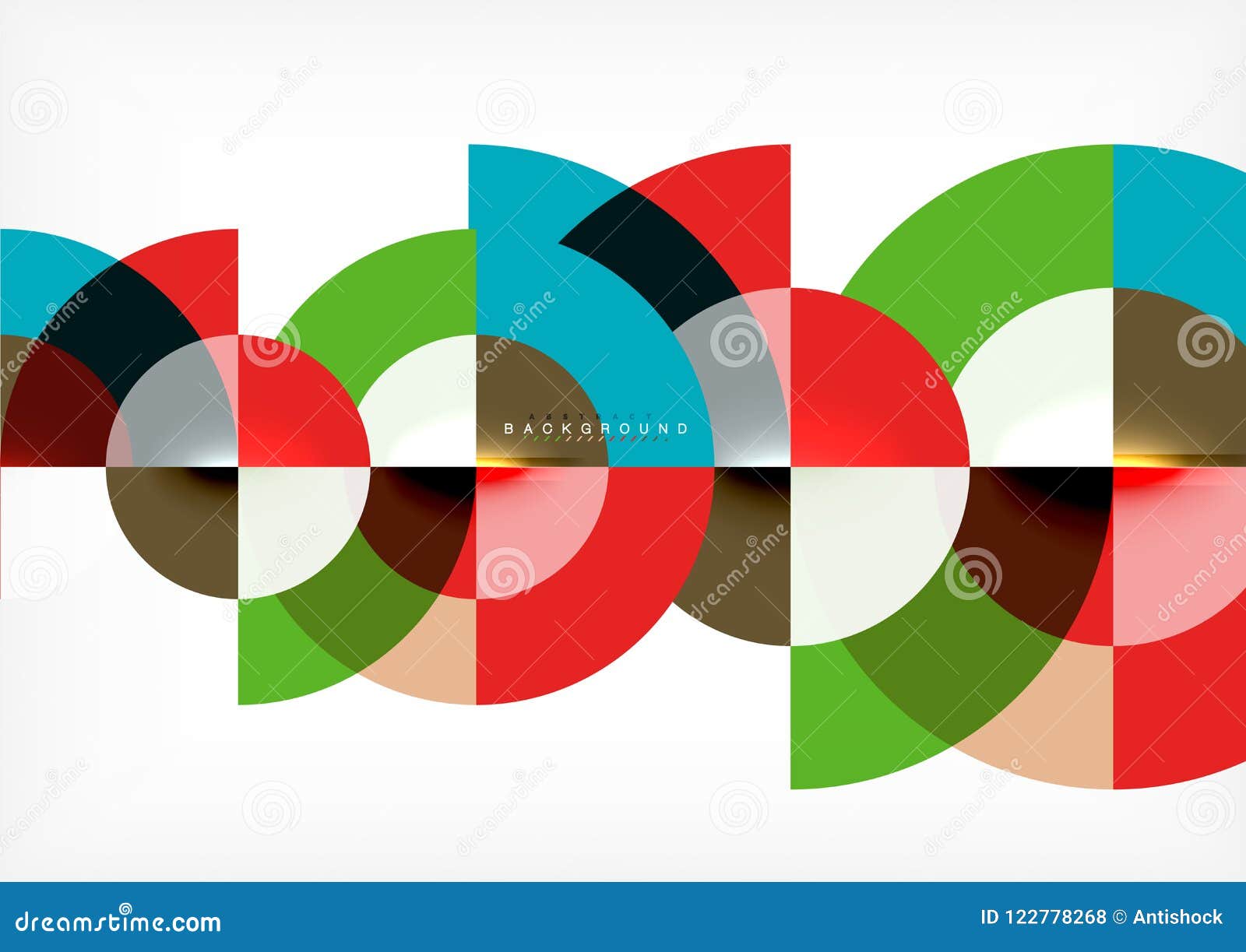Modern Circle Abstract Background Stock Vector - Illustration of circle ...