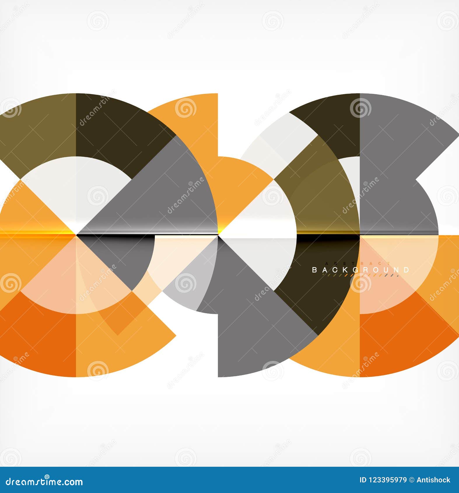 Modern Circle Abstract Background Stock Vector - Illustration of ...