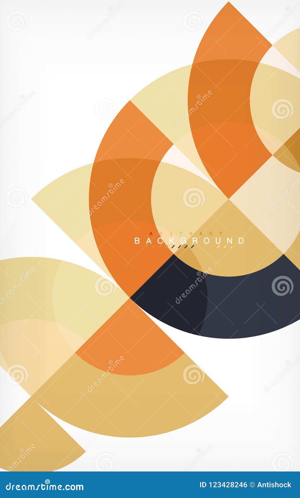 Modern Circle Abstract Background Stock Vector - Illustration of ...