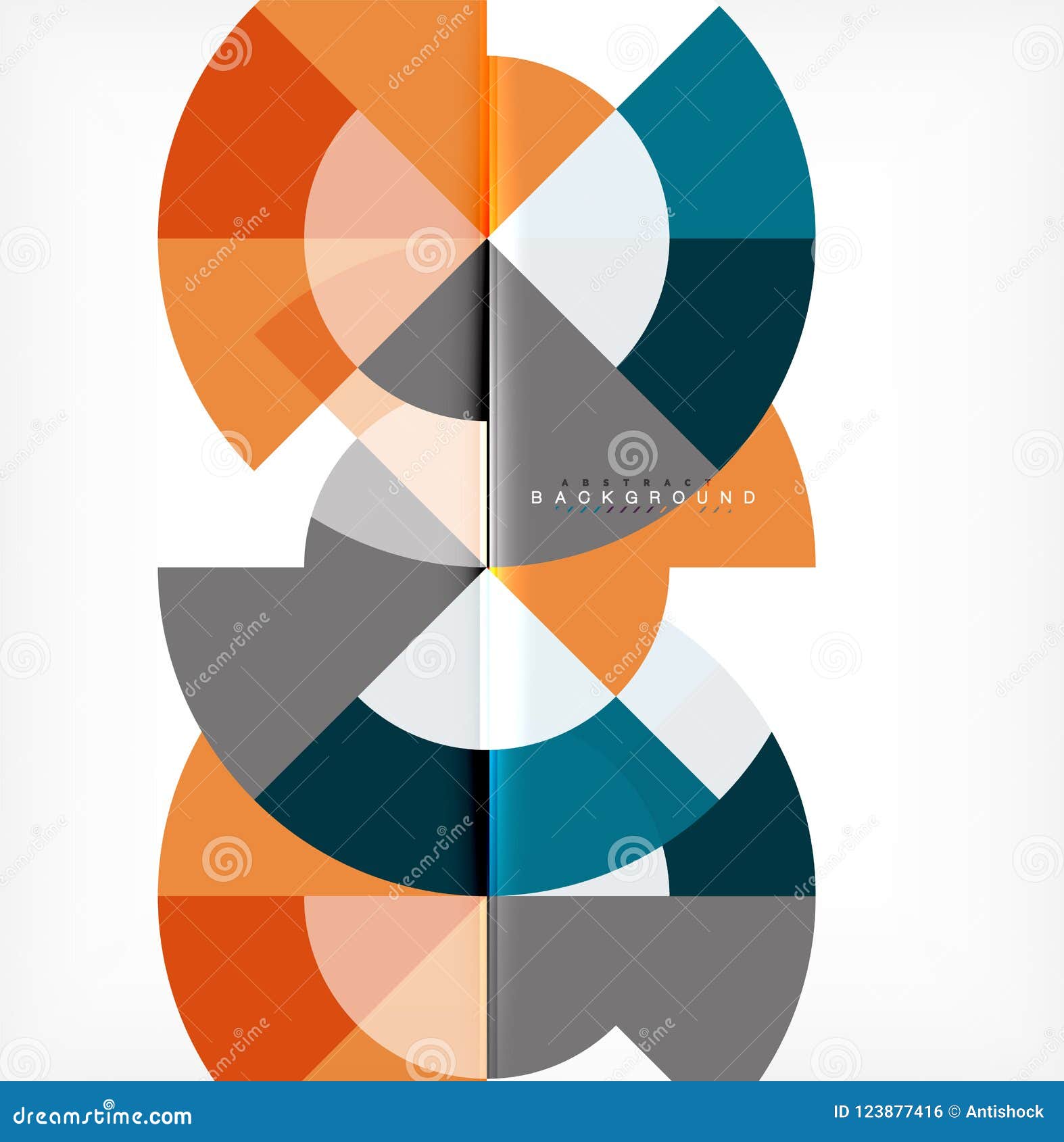 Modern Circle Abstract Background Stock Vector - Illustration of card ...