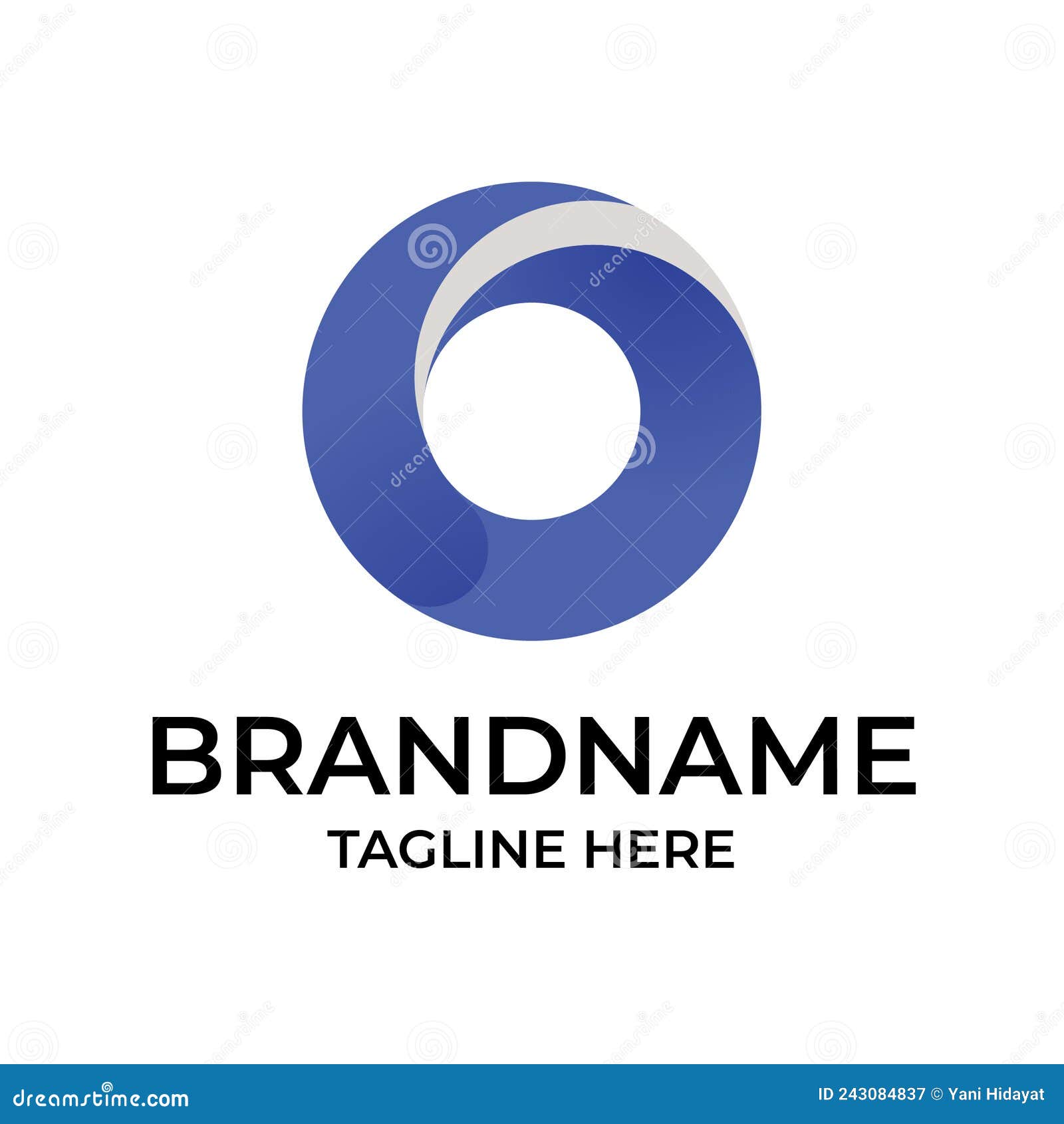 Modern Circle Business Logo Icon Stock Vector - Illustration of ...