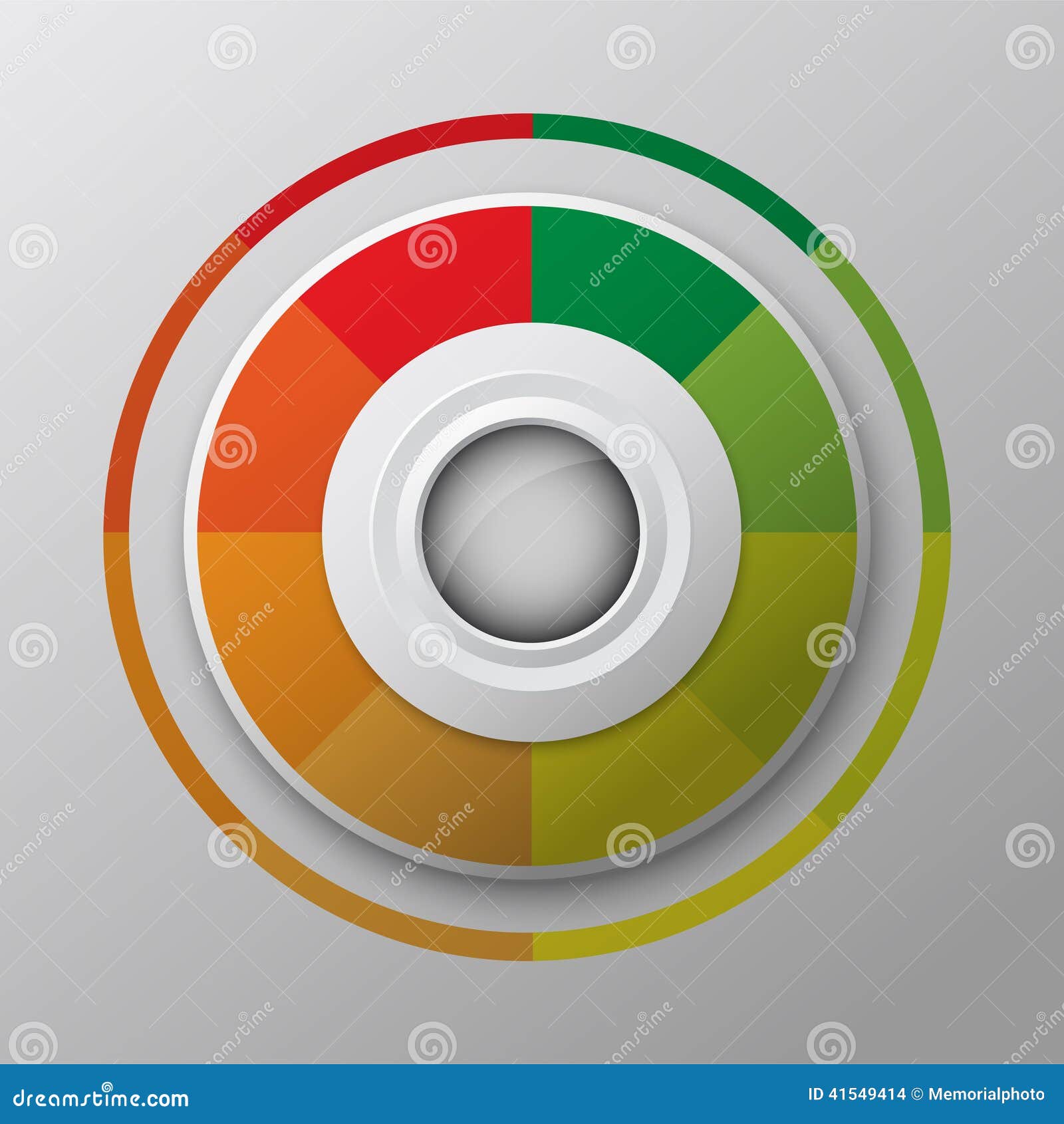 Modern Circle Button Design Stock Vector - Illustration of press ...