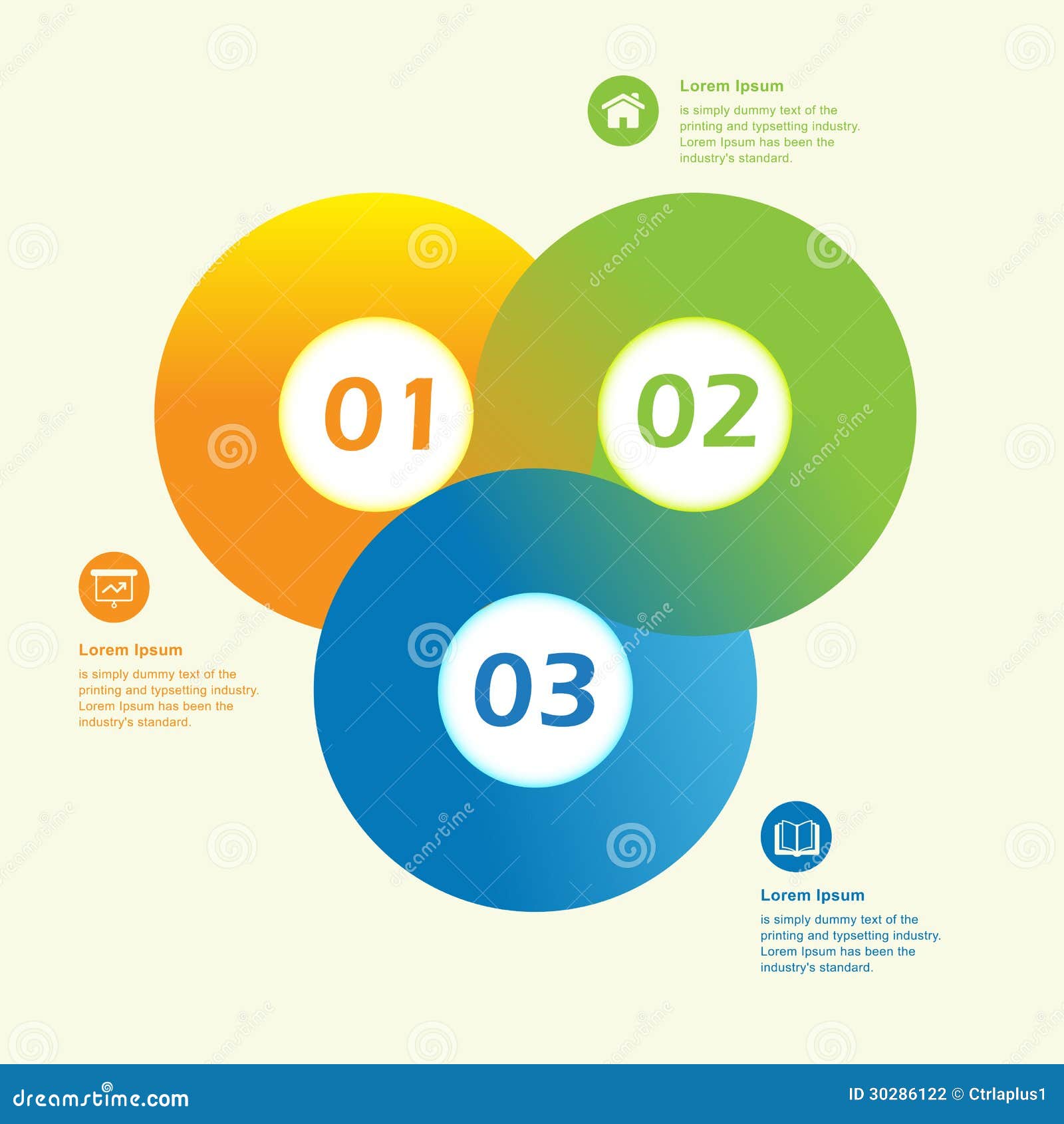 Modern Circle Infographic Design Template Stock Vector - Illustration ...