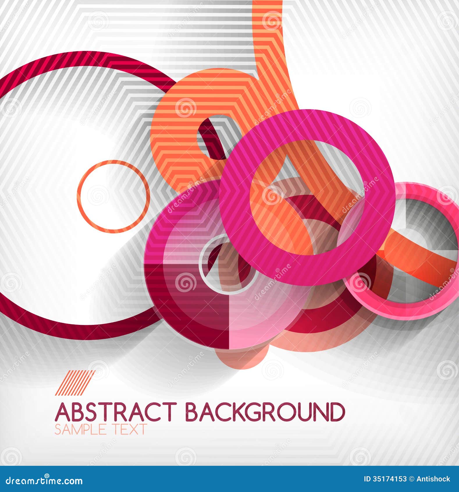 Modern Circle Geometric Shape Background Stock Vector - Illustration of ...